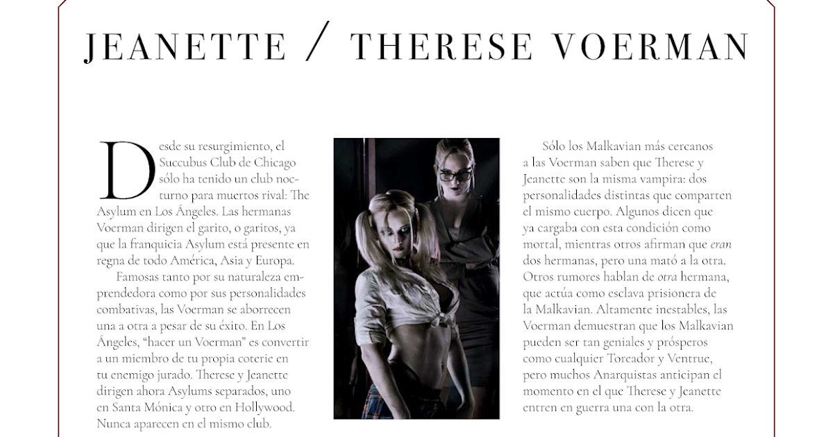 Jeanette, Therese Voerman - vampiro