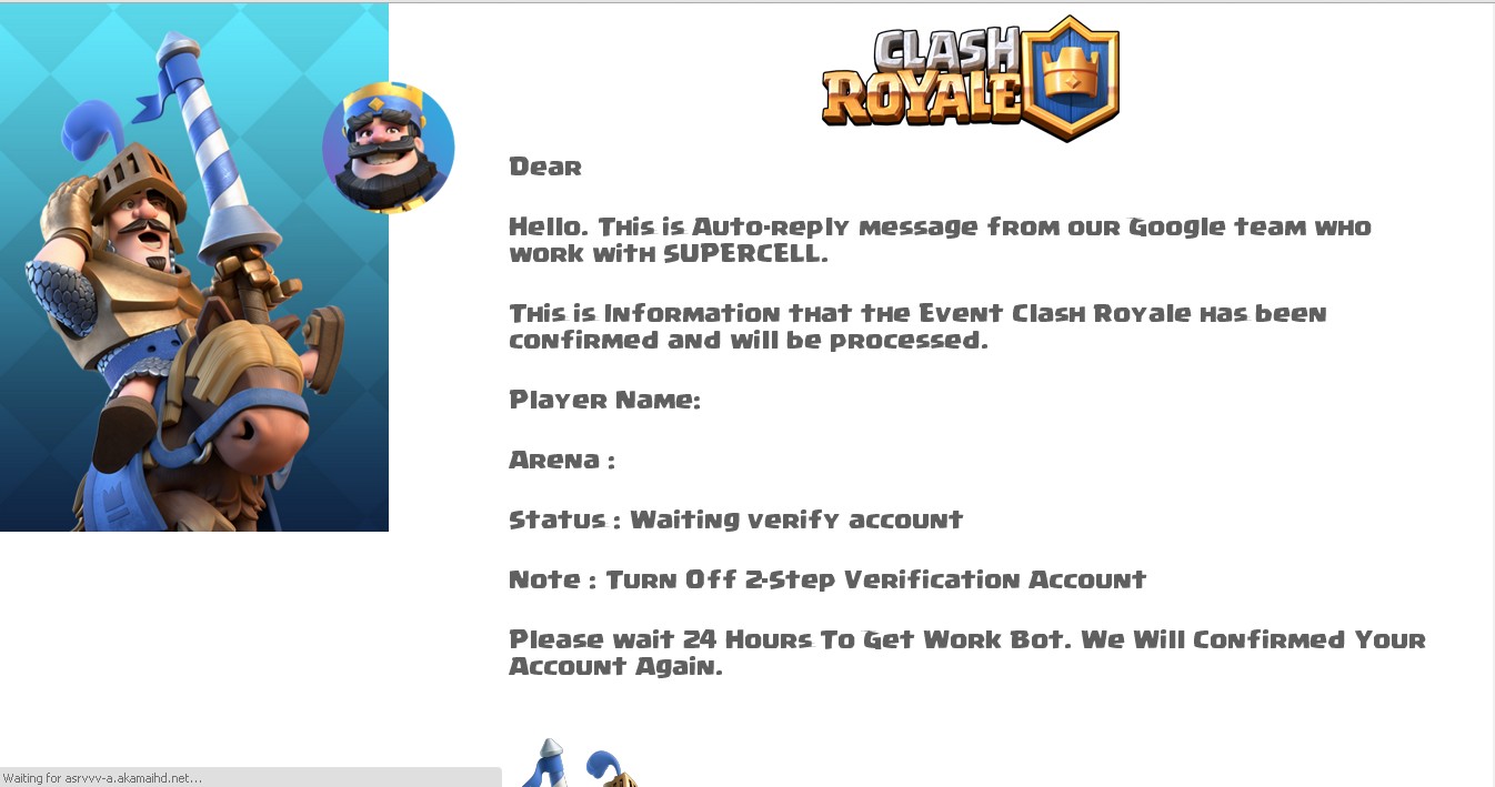 Script Phising Clash Royale Private Inject Loot | RAFLIPEDIA
