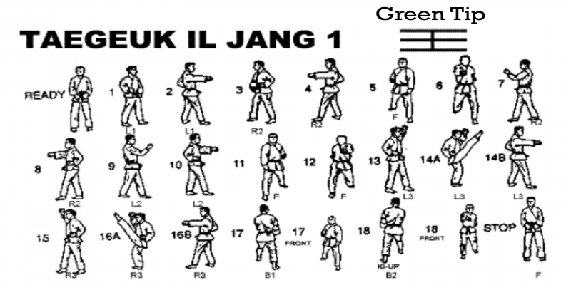 Video Poomse: Tae-Geuk 1 (IL JANG) - Taekwondo ER-EL