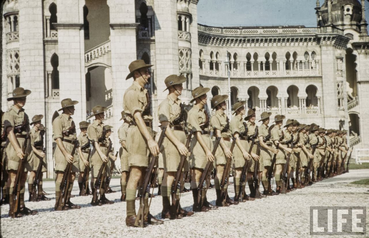 Colour Photos of Singapore Military in 1941 ~ Vintage Everyday