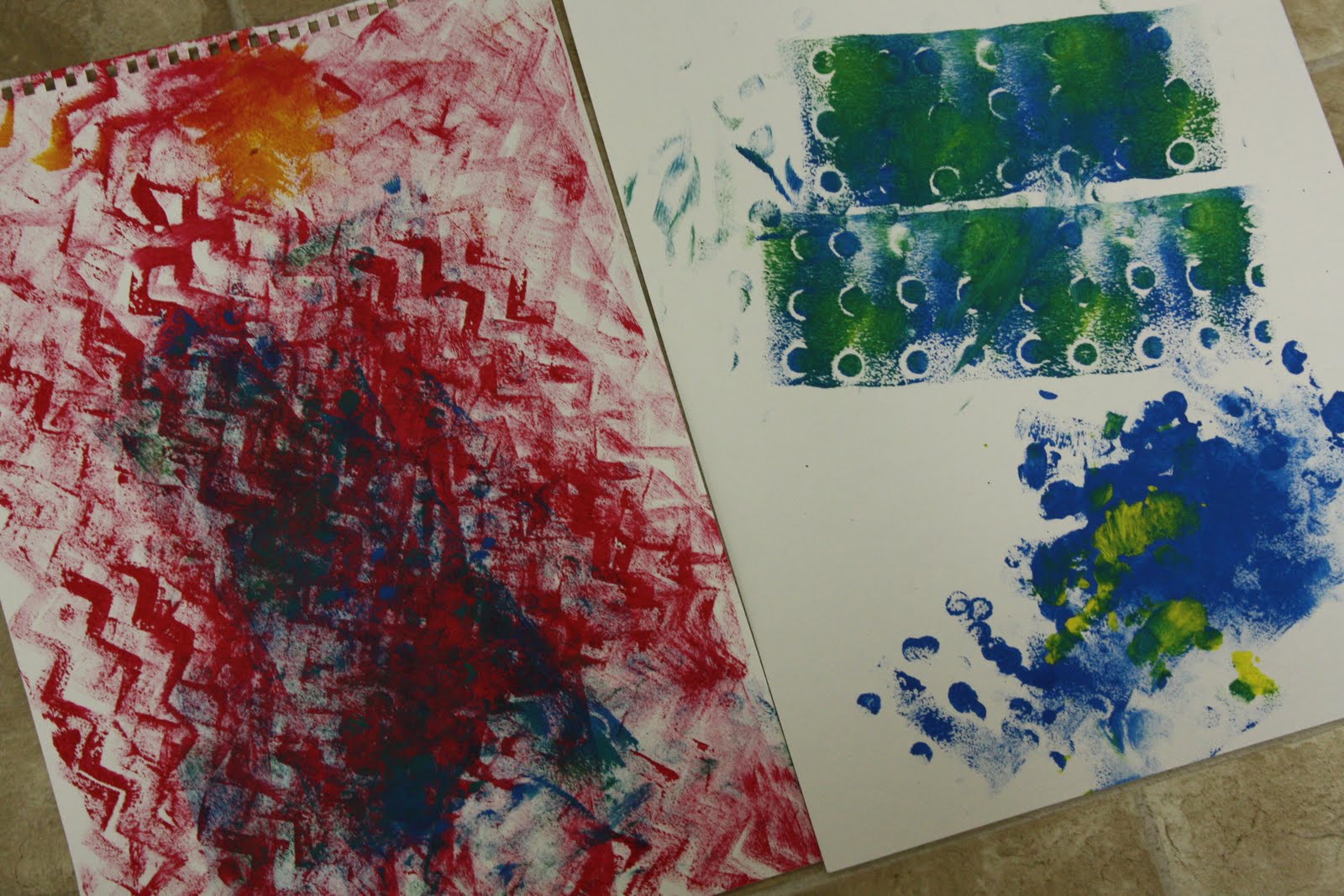 Living the Super Life: Messy Fun Toddler Art Projects!