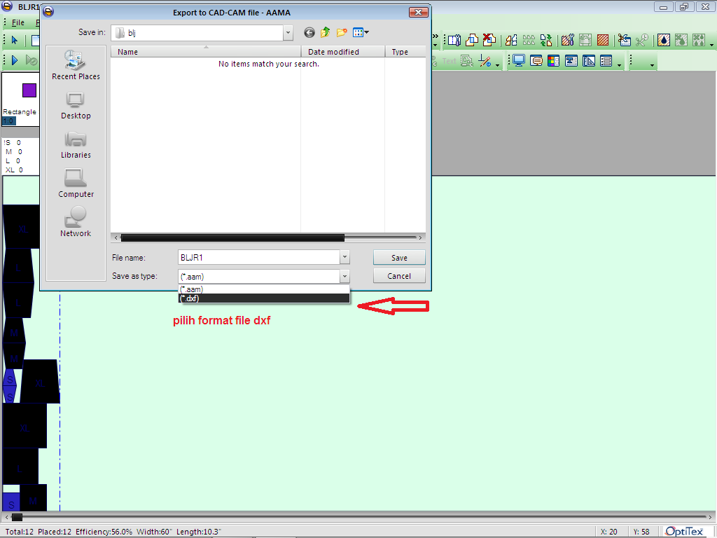 Cara Membuat File Marker Format DXF Dari Sofware Optitex ~ Kursus Menjahit