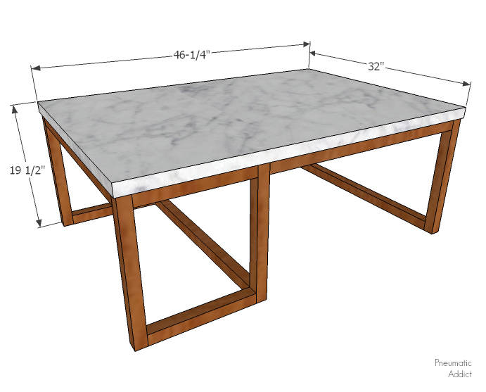 Three Way Nesting Coffee Tables Building Plans | Pneumatic Addict