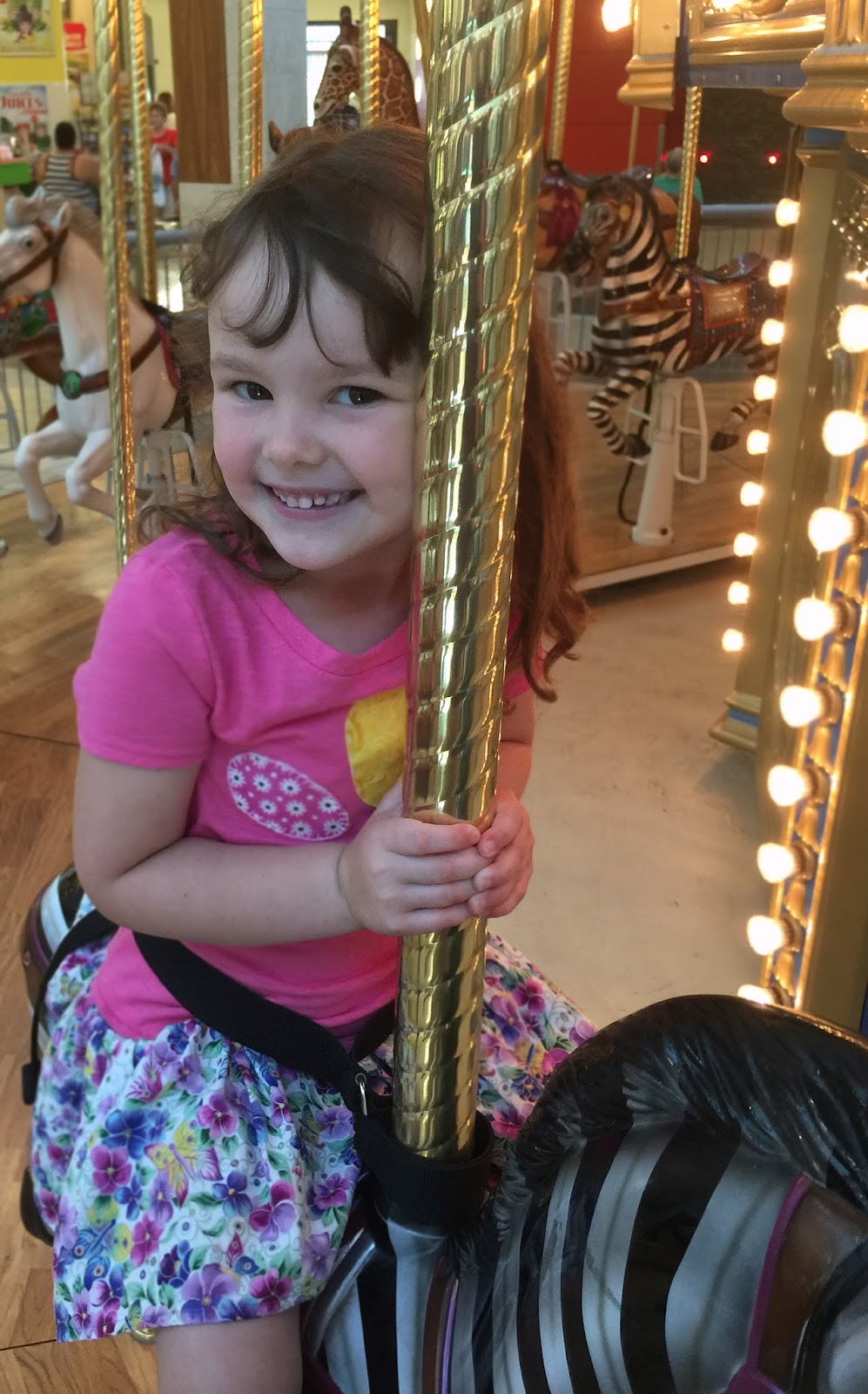 Yarn Tails: Double-Decker Carousel