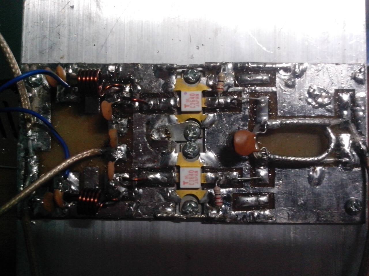 du1vss home brews: FM Broadcast 55W Push-Pull RF Amplifier