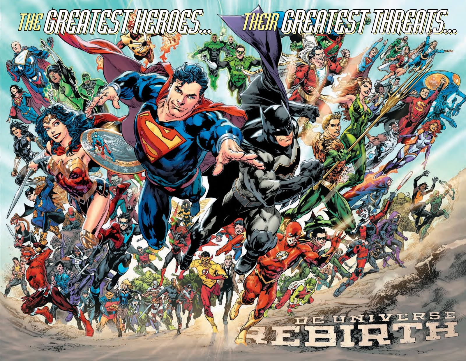 Weird Science DC Comics: DC Universe: Rebirth Splash Page Welcomes ...