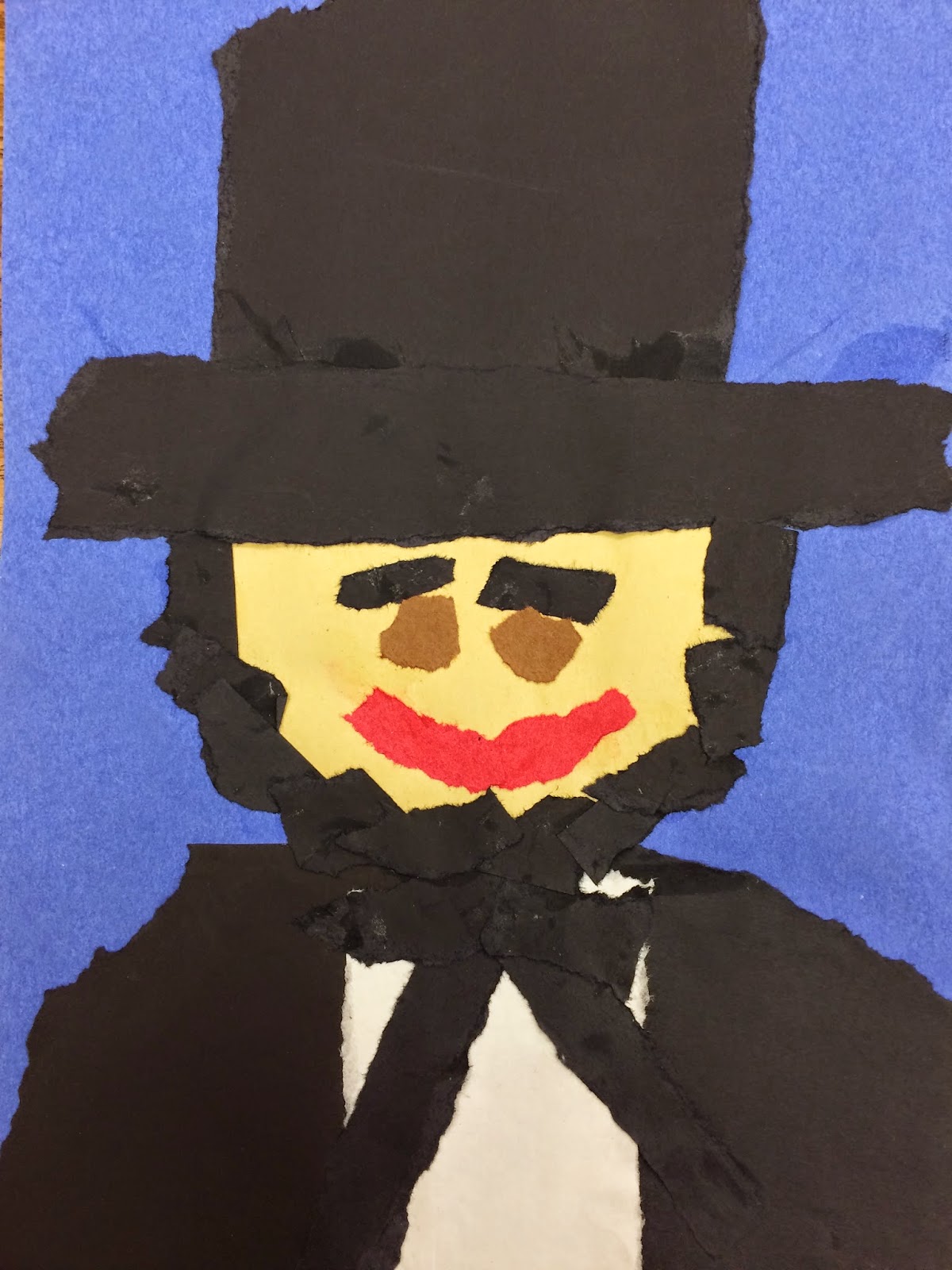 Classroom Freebies Too: Torn Paper President's Day Art Projects