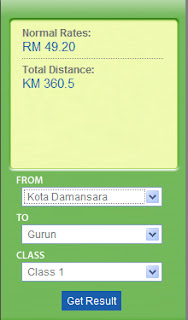 Semak Kadar & Harga Tol PLUS Secara Online