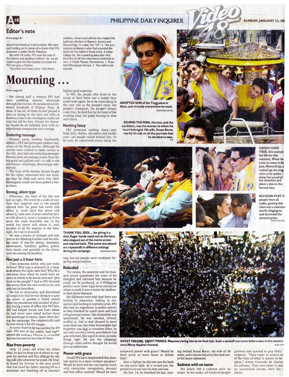 Video 48: REMEMBERING FPJ ON HIS 10TH DEATH ANNIVERSARY