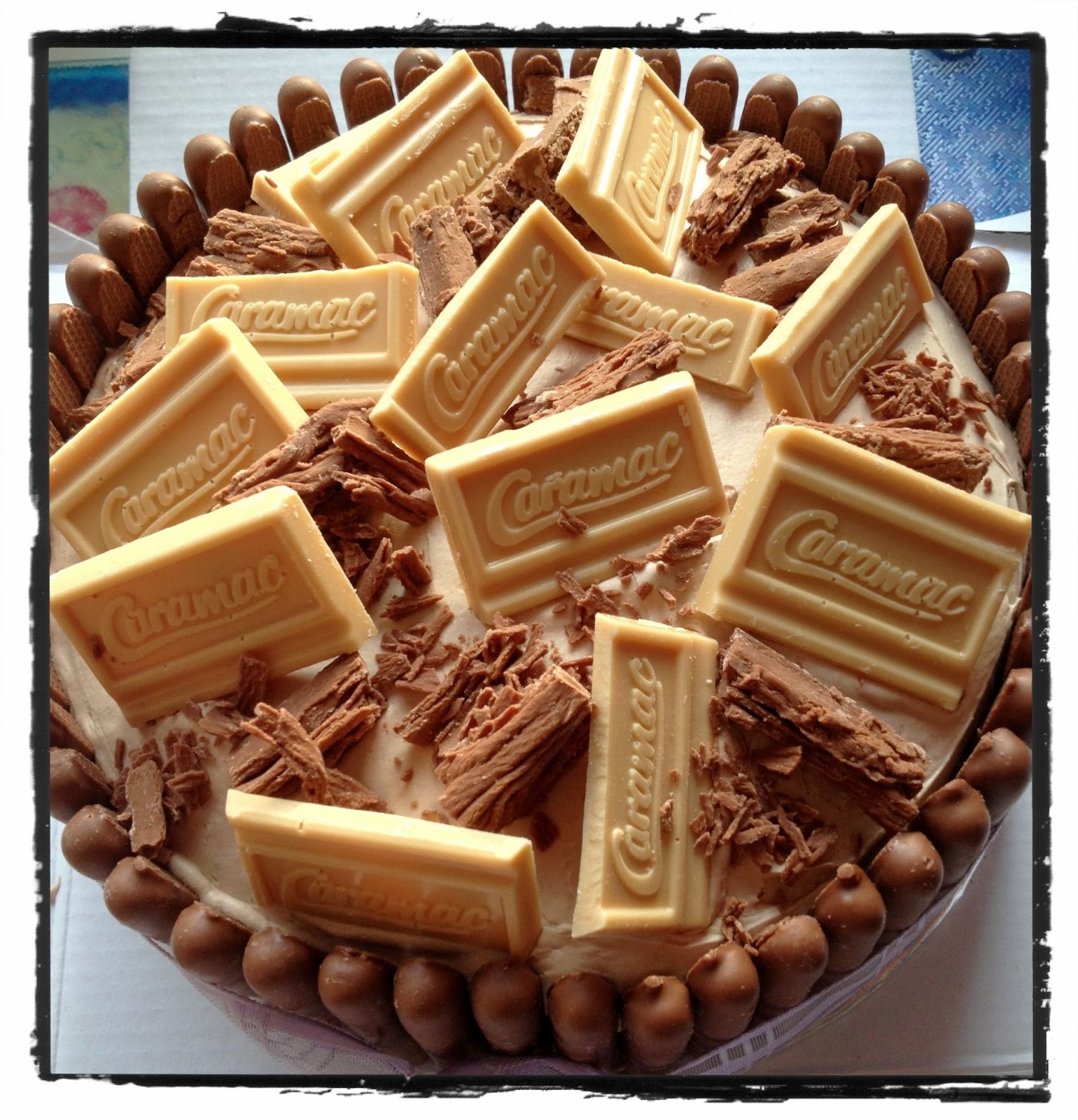 Crumbs and Confetti: Caramac cake