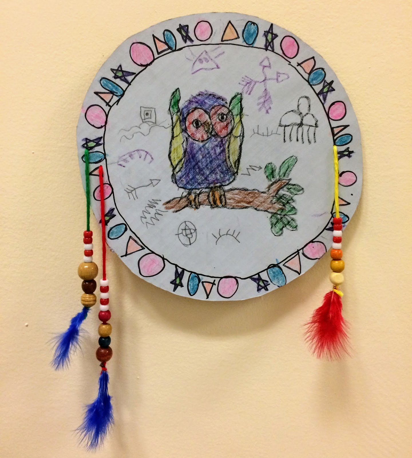 Cathedral School ART: Native American Medicine Shields