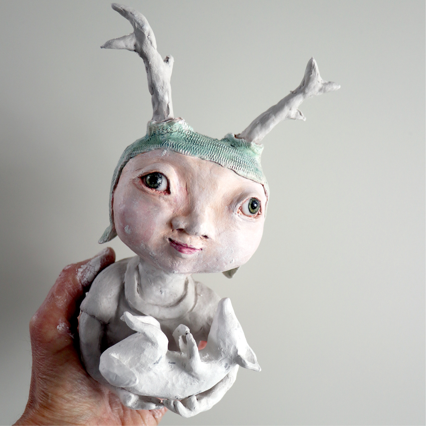 Re-sculpting the wood nimf.... work in progress