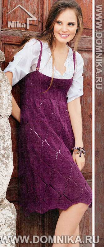 Knitting&Crochet Obsession: Knit Sarafan - So Darling