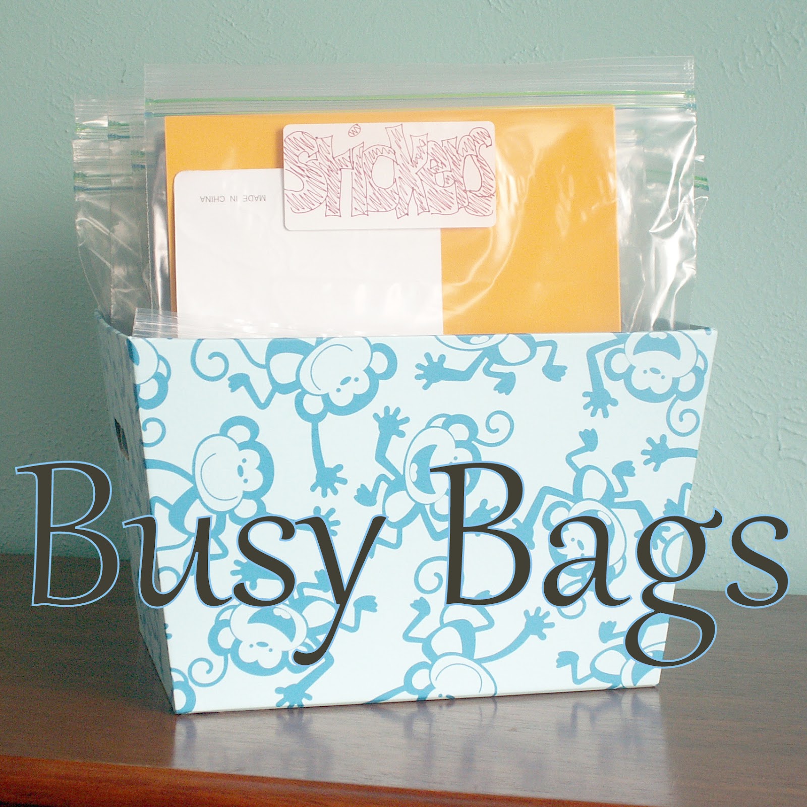 Taking Time To Create: Busy Bag Ideas