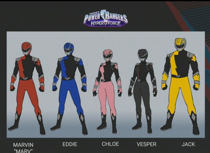 Uniformes e abertura de Power Rangers Hyper Force são revelados