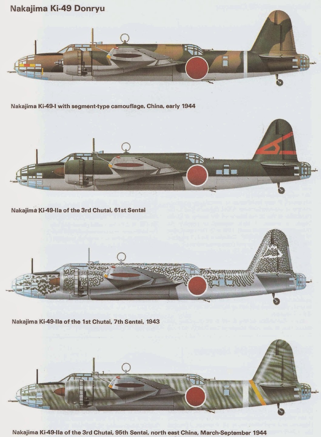 Japanese Aircraft of WWII: Nakajima Ki-49 Donryu
