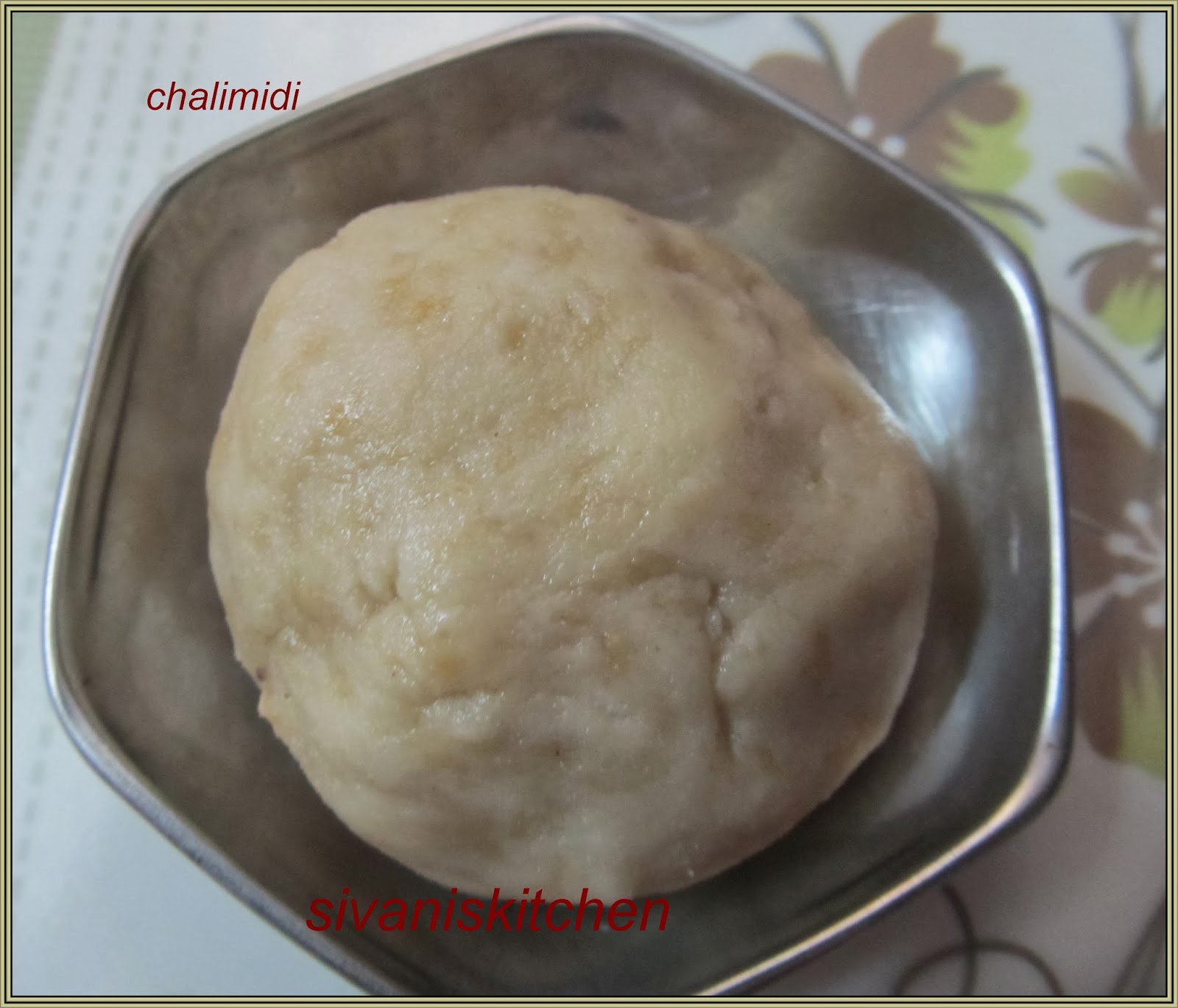 Sivani's Kitchen: Chalimidi For Naivedyam