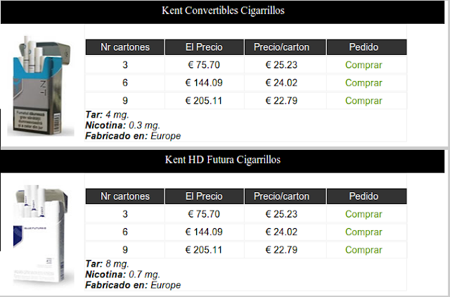 Venta de Tabaco en línea | Comprar cigarrillos online: Nuevos Surtidos ...