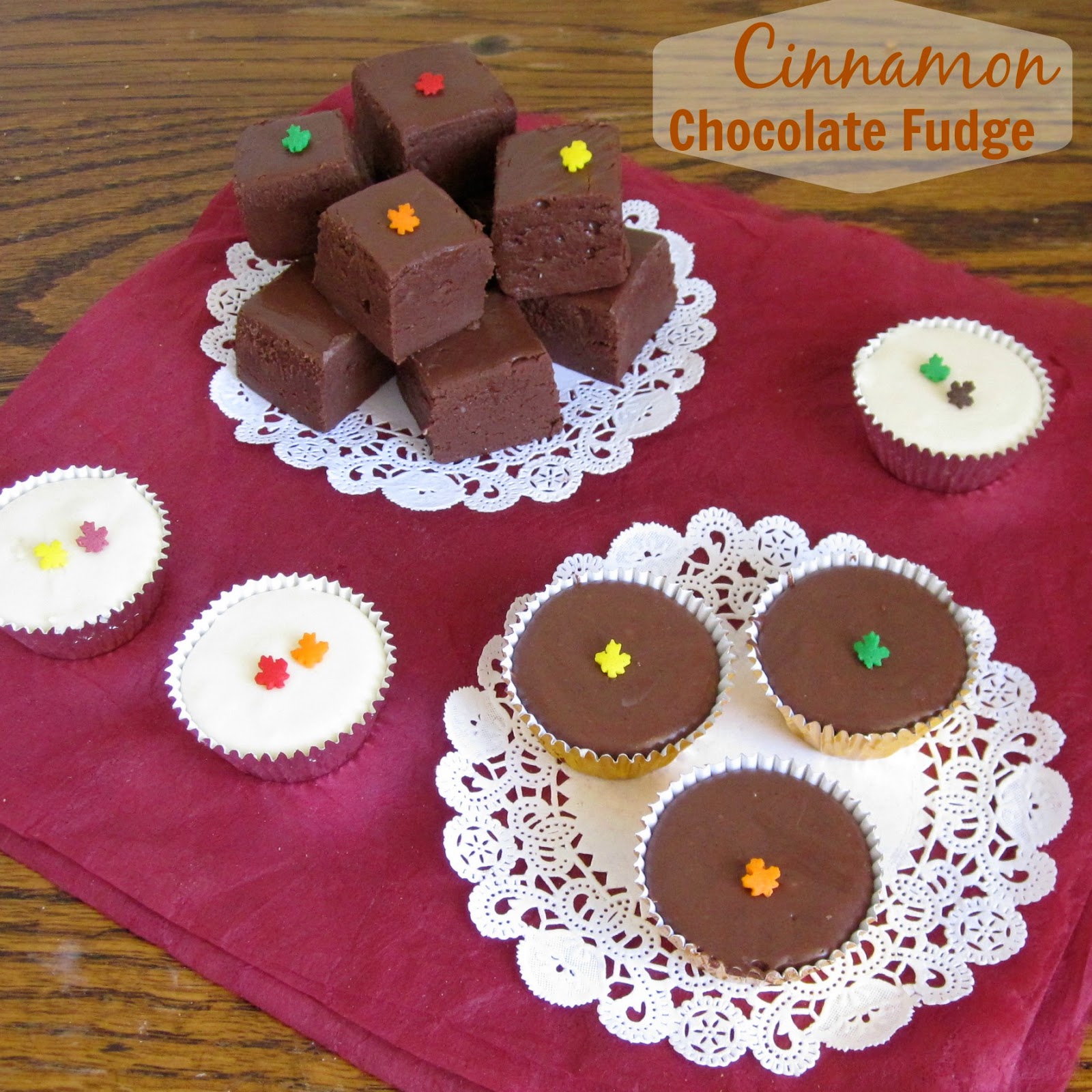 Simple Cinnamon Chocolate Fudge - The Lindsay Ann