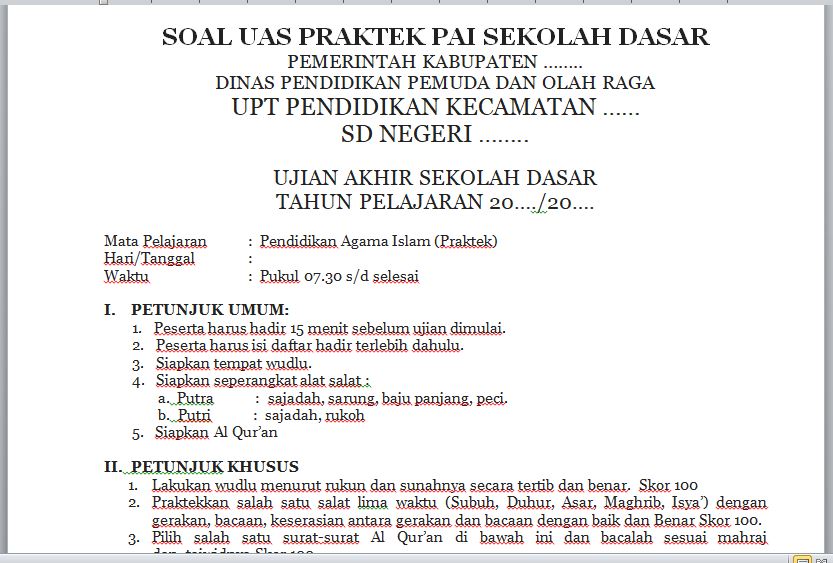 Soal Ujian Praktek Power Point Soal Ujian Praktek Power Point