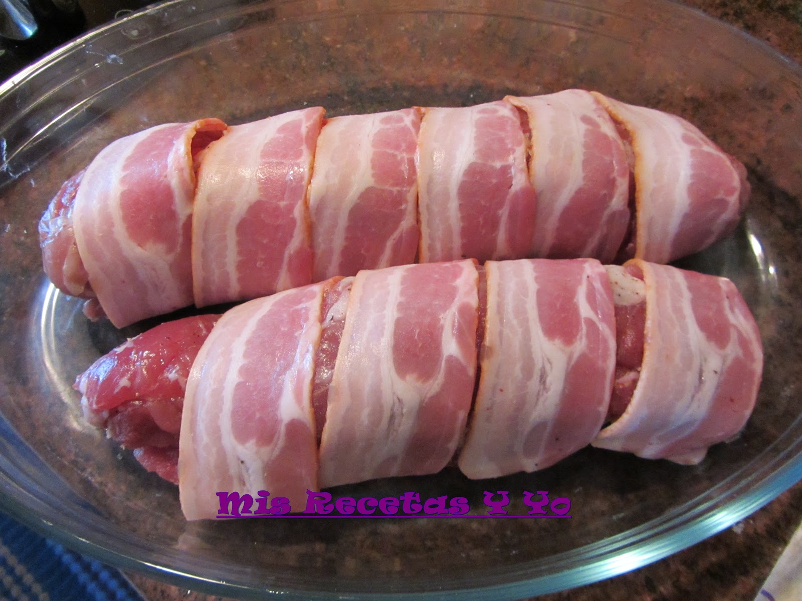 MIS RECETAS Y YO: Solomillo albardado con beicon