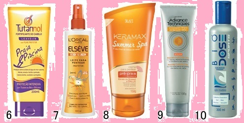 Garota Pink Glitter: Filtro Solar Para Cabelos