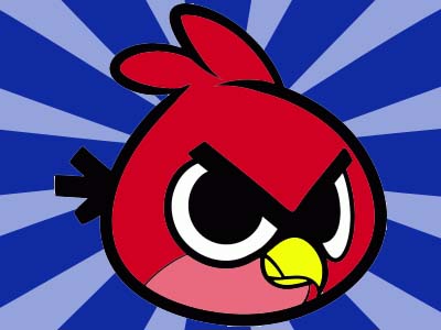 Menggambar Angry Bird - Red Bird (Mood Breaker) | Menggambar Asik