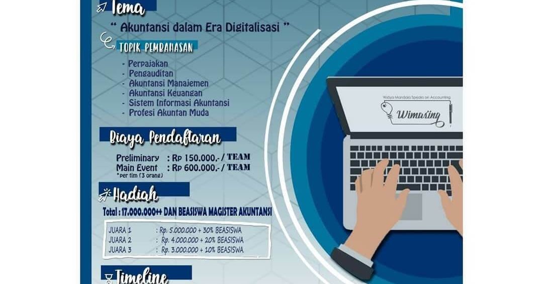 Lomba Paper Akuntansi : WIMASING 2019 - Wawasan Akuntansi