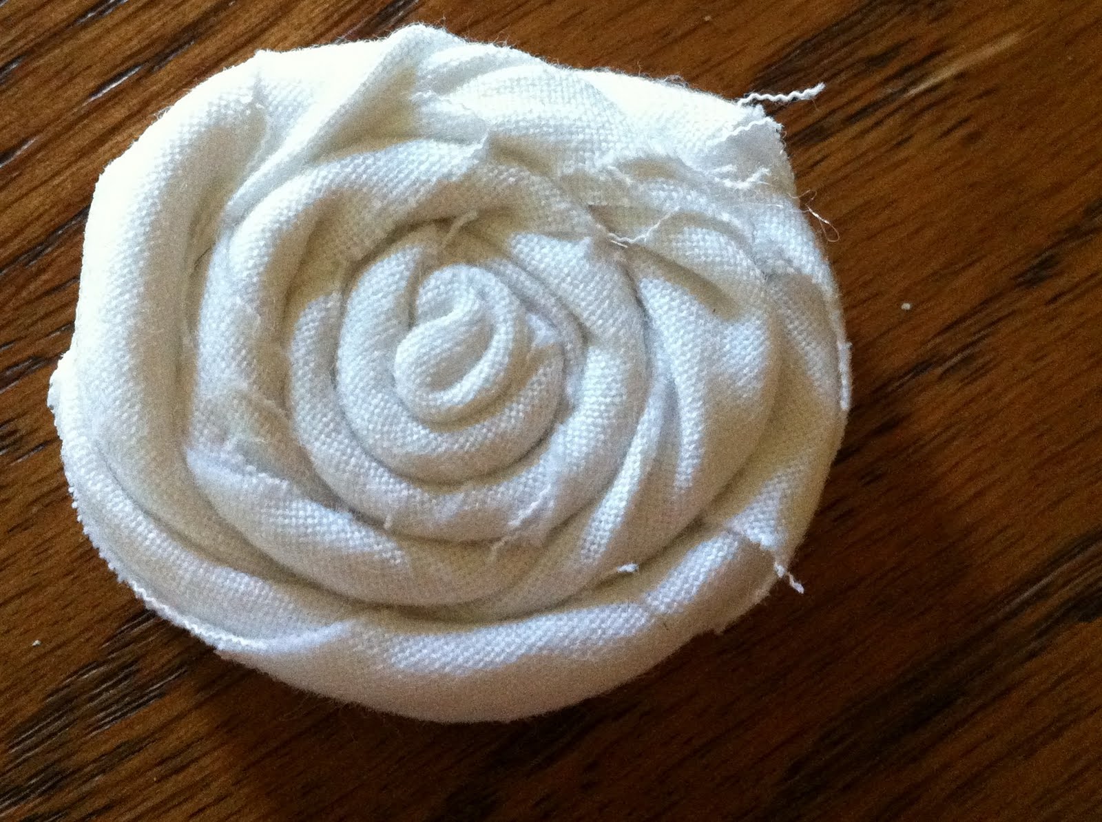 Something Beautiful: DIY Rolled Fabric Flowers