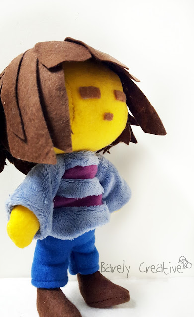 Barely Creative: Holiday stocking 2 - Undertale + Frisk Plushie