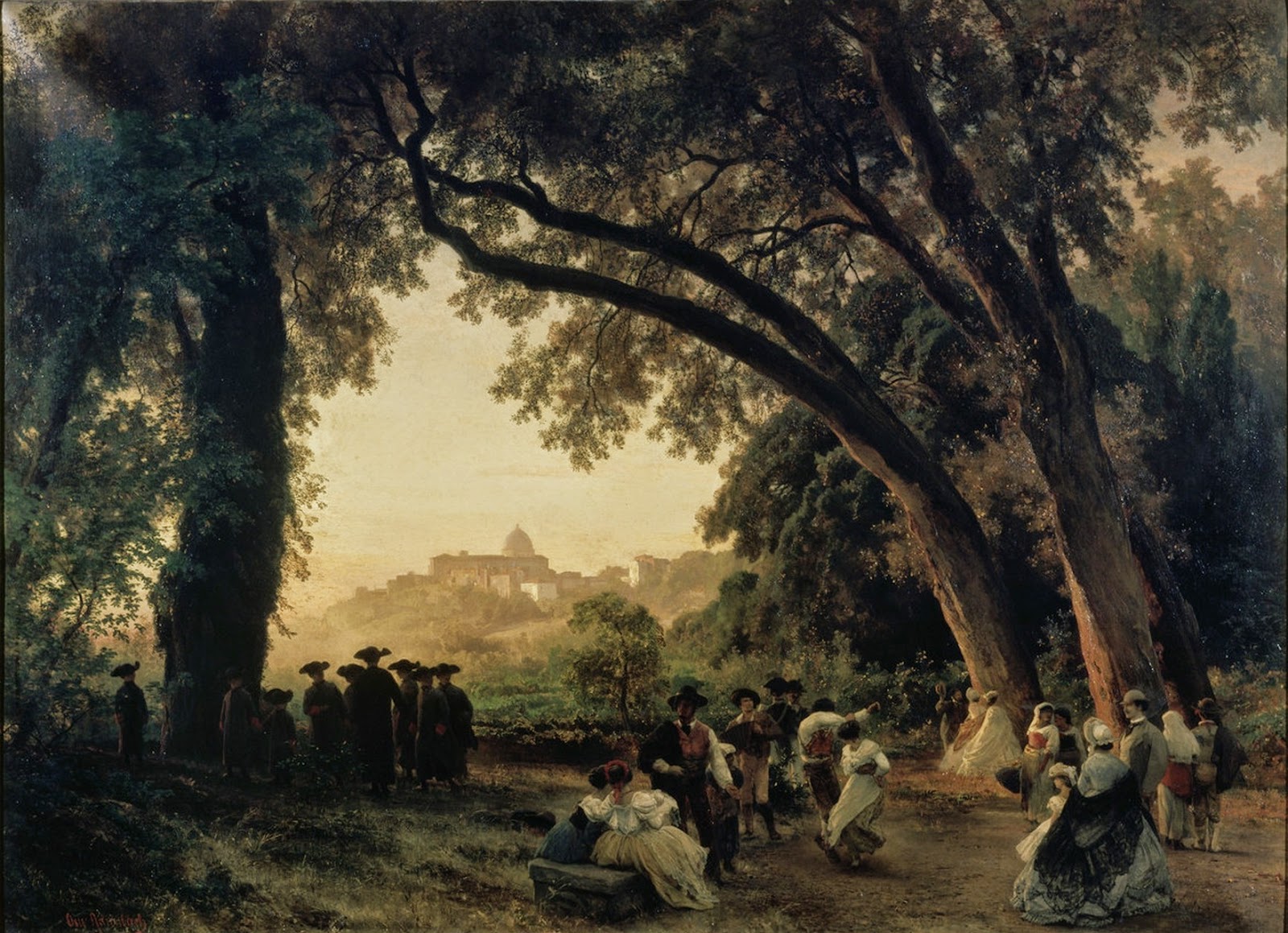 Oswald Achenbach | Düsseldorf school of painting | Tutt'Art@ | Pittura ...