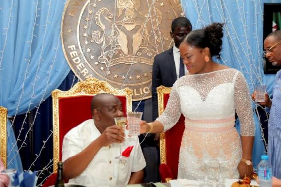 enjoy online gist: Photos: Governor Nyesom-Wike, his wife and children ...