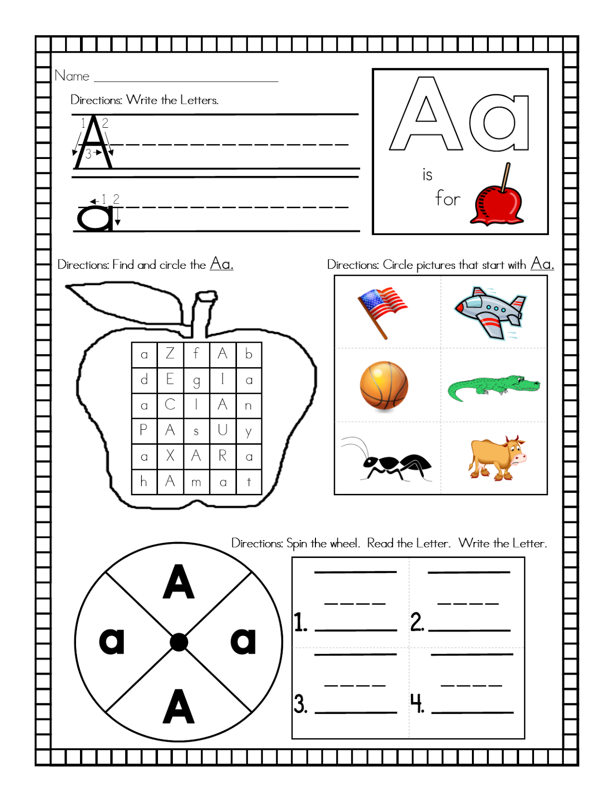 Teachers R US: Alphabet Letter Activities