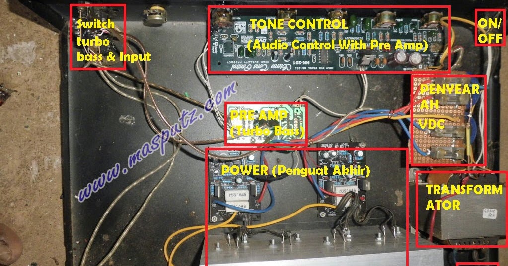 Contoh Bagian dari Power Amplifier (gambar) - Masputz.com