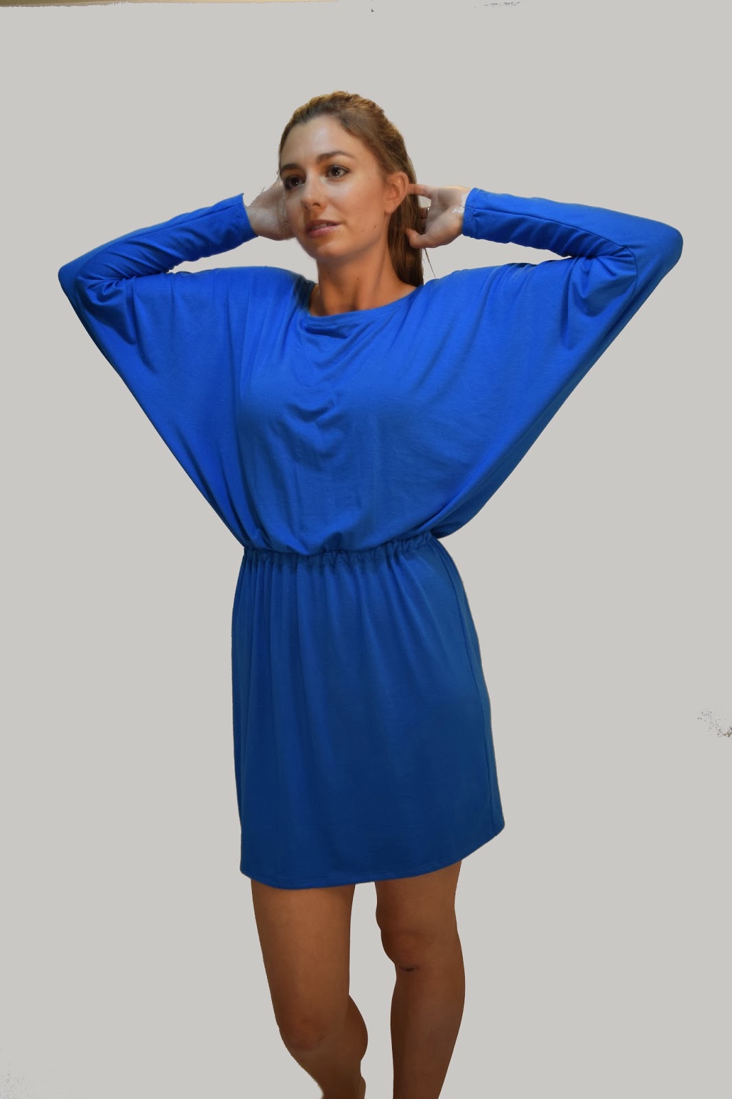 Sew What?!: Tutorial: Finished Dolman Dress Finally!!