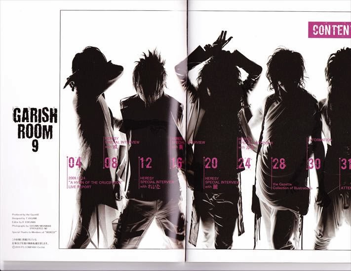 the GazettE México Street Team: the GazettE~ GARISH ROOM #9 2010 ~ SCANS.