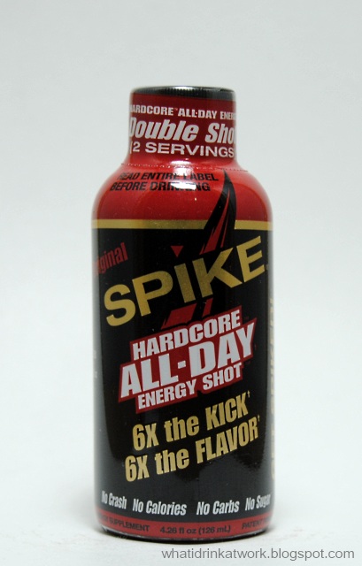What I Drink At Work: Spike Original Hardcore All-Day Energy Shot Review