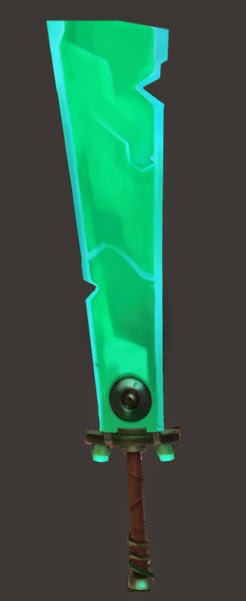 Aaron Quiney, 3D Environment Artist: Wildstar inspired sword
