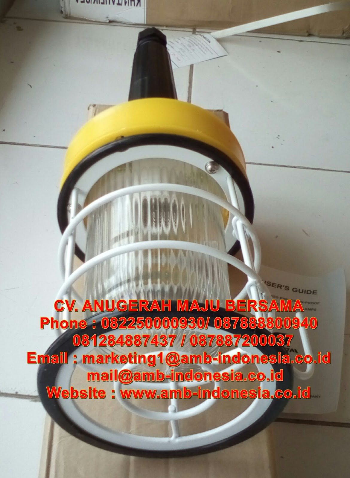 Explosion Proof Equipment Lighting Jakarta: Working Lamp Explosion ...