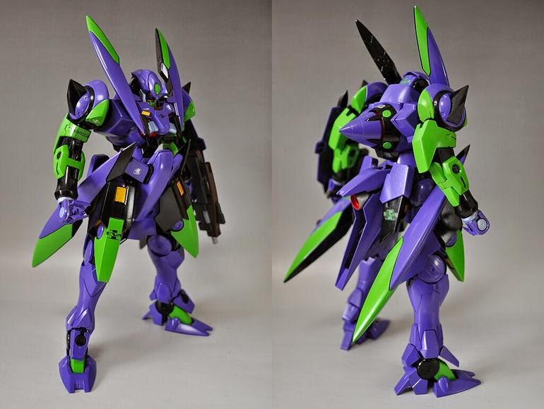 MG 1/100 GN-X "EVA colors" Painted Build - Gundam Kits Collection News ...