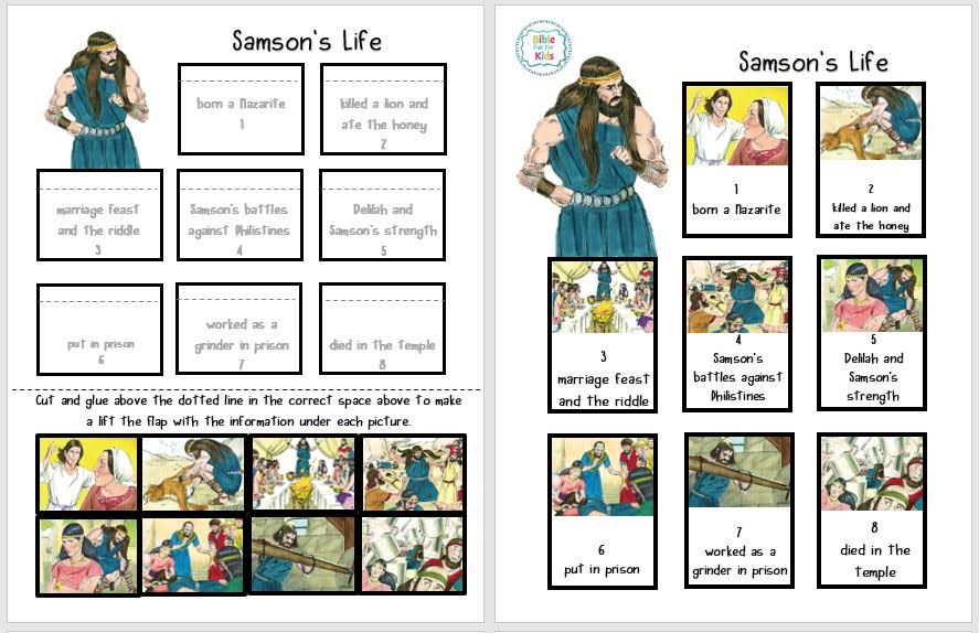 Samson's Life | Bible Fun For Kids