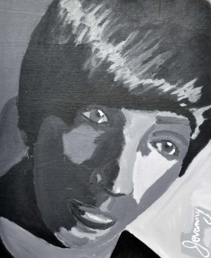 Student Art: Achromatic Portraits