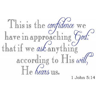 Seeds of Harvest: "Ask Anything...He Hears Us!"(1 John 5:14)