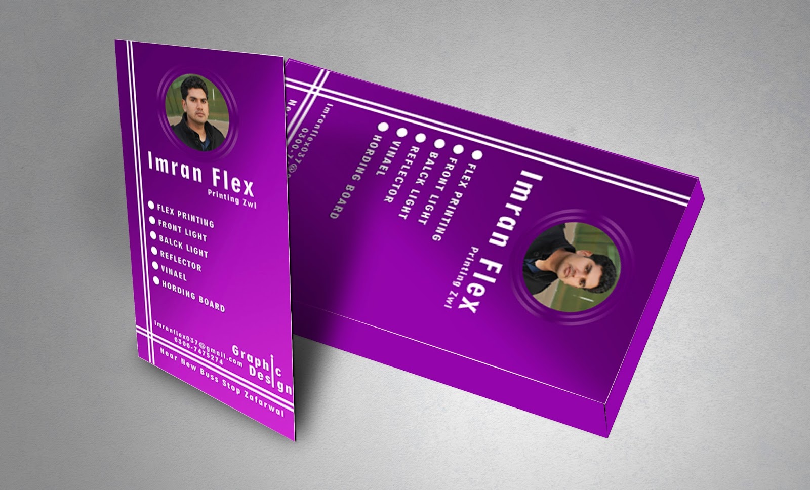 Saeed Graphic: imran flex visiting Card Design By Saeed Graphic