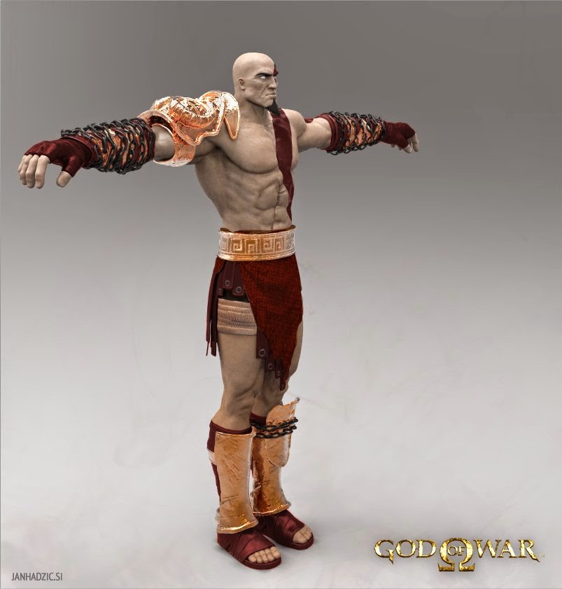 Johanaan ART: Kratos 3D model