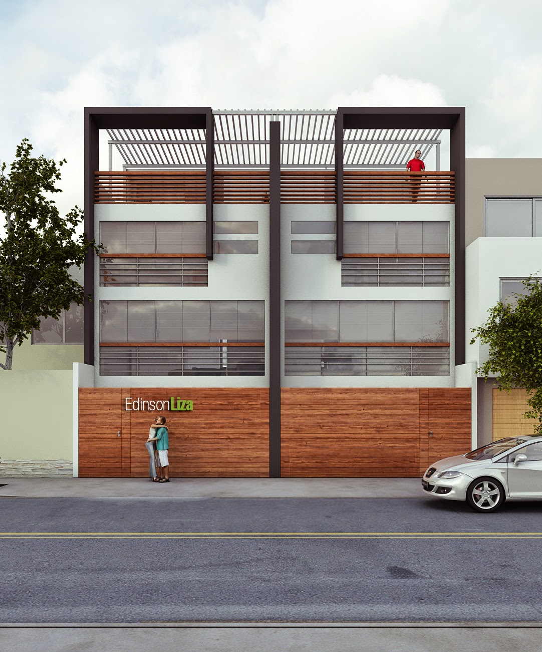 Edinson Liza: Fachada Multifamiliar