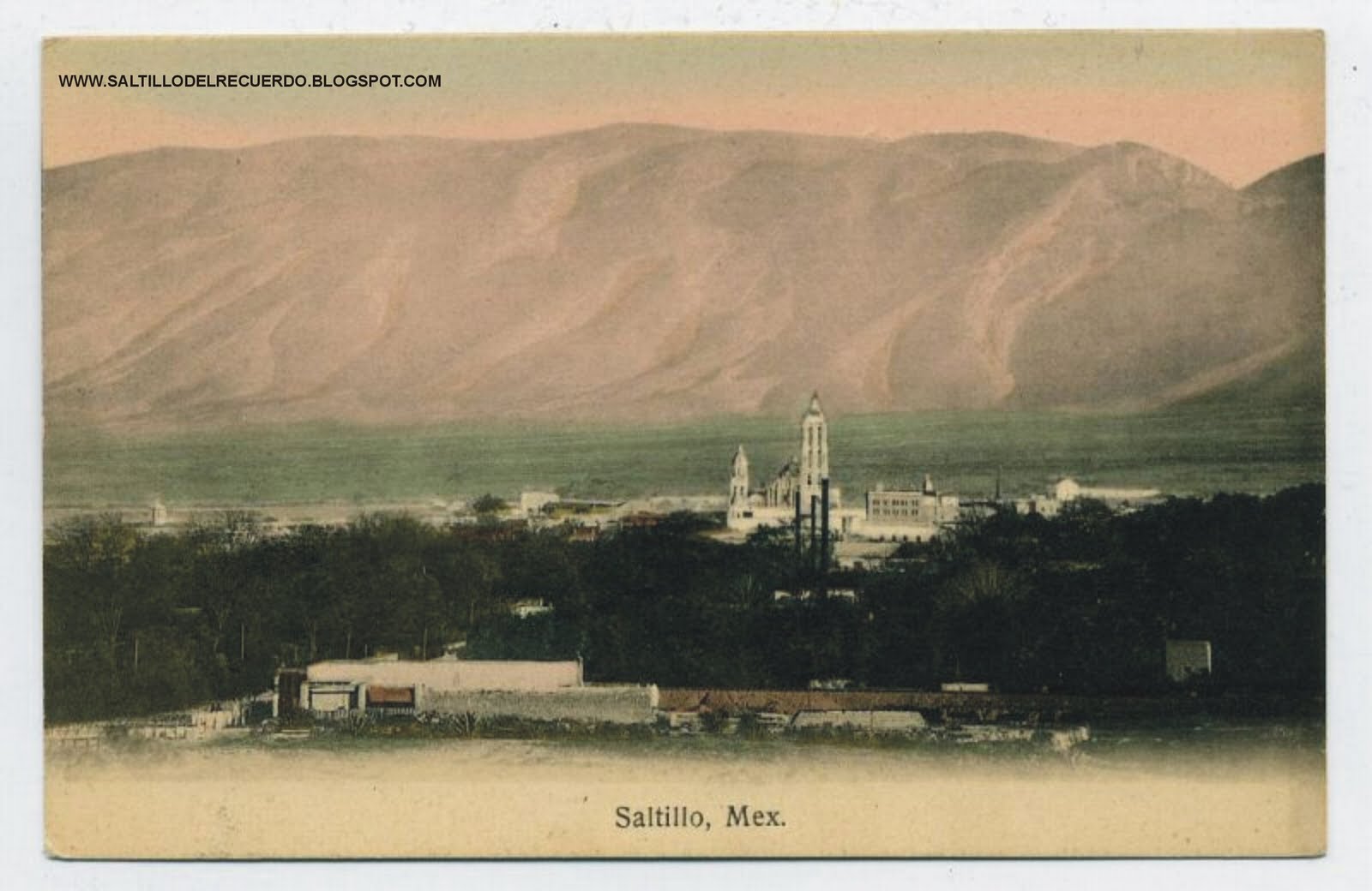 SALTILLO DEL RECUERDO: PANORAMICA DE SALTILLO ANTIGUO...!!