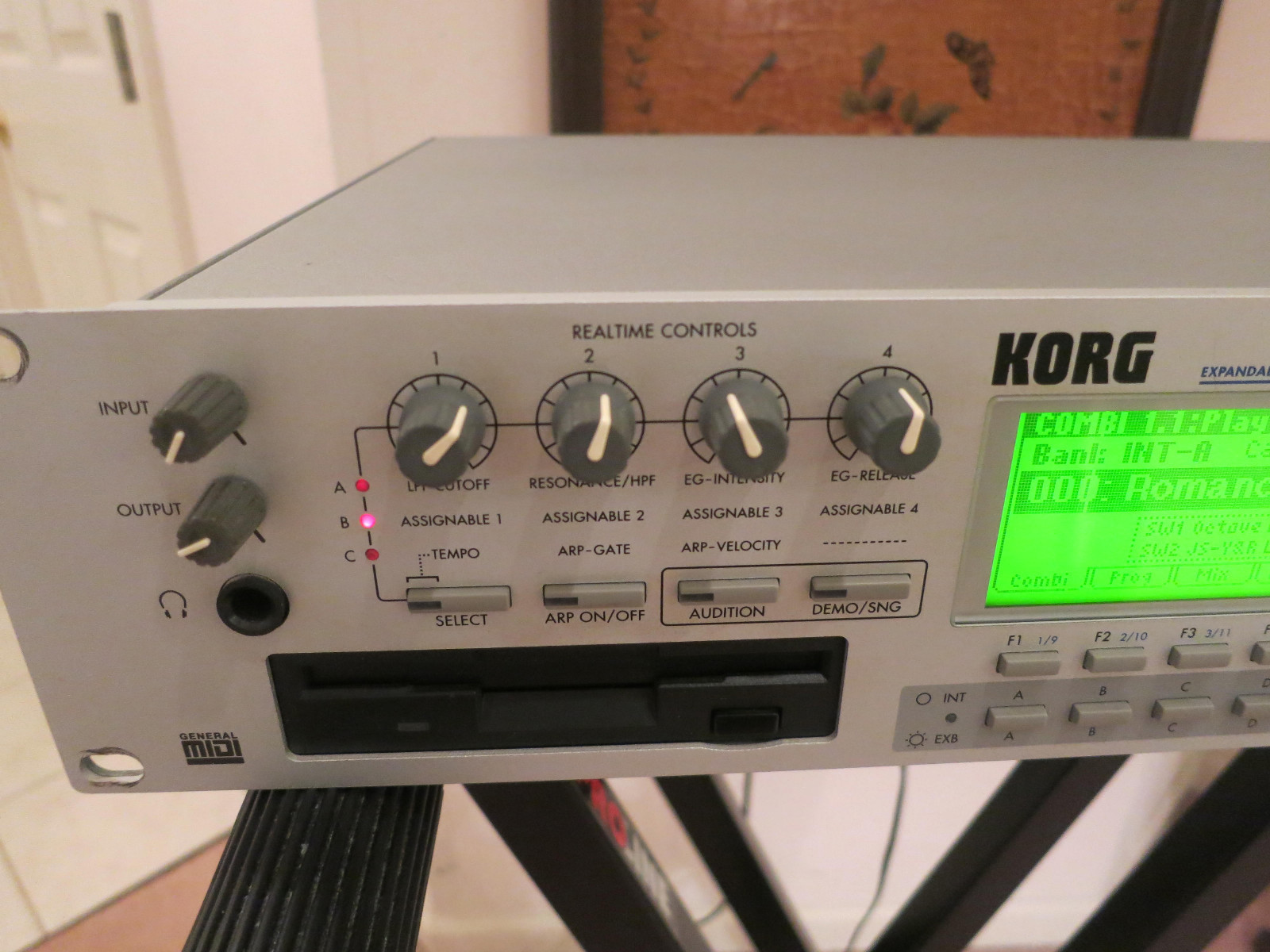 MATRIXSYNTH: KORG Triton Rack Synth Sampler with 32 MB of RAM.