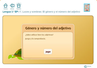 Los adjetivos: género y número : El carretillu