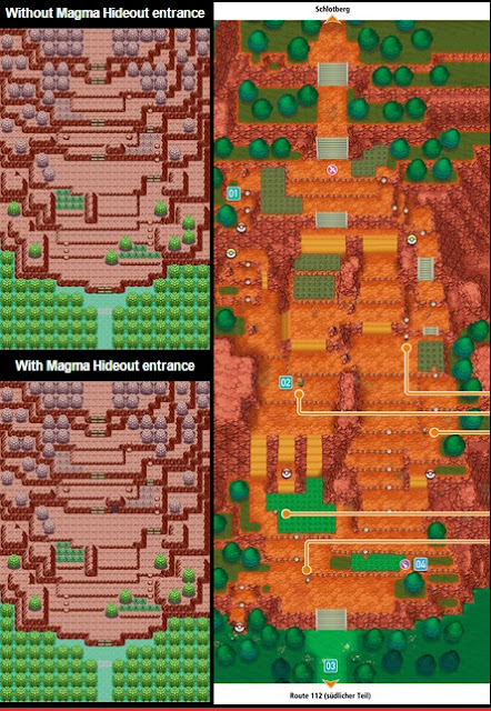 Turismo em Hoenn: Rota 111, Rota 112, Mt. Chimney, Lavaridge Town, Rota ...